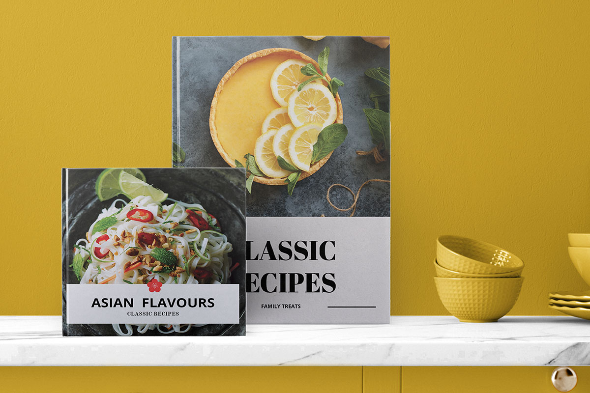 Make your own bonusprint recipe book with using our super handy guide